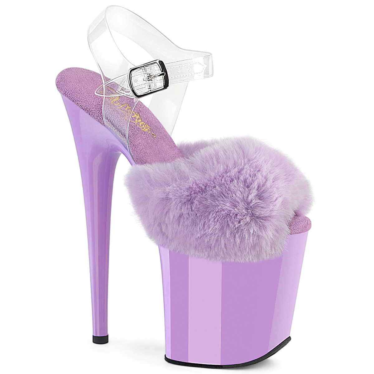 Zapatilla Pleaser Flamingo Peluche Lila - DANSKING | Tienda de ...